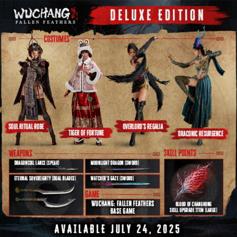 Wuchang: Fallen Feathers – Day One Edition – PS5 Fisico – Express Game
